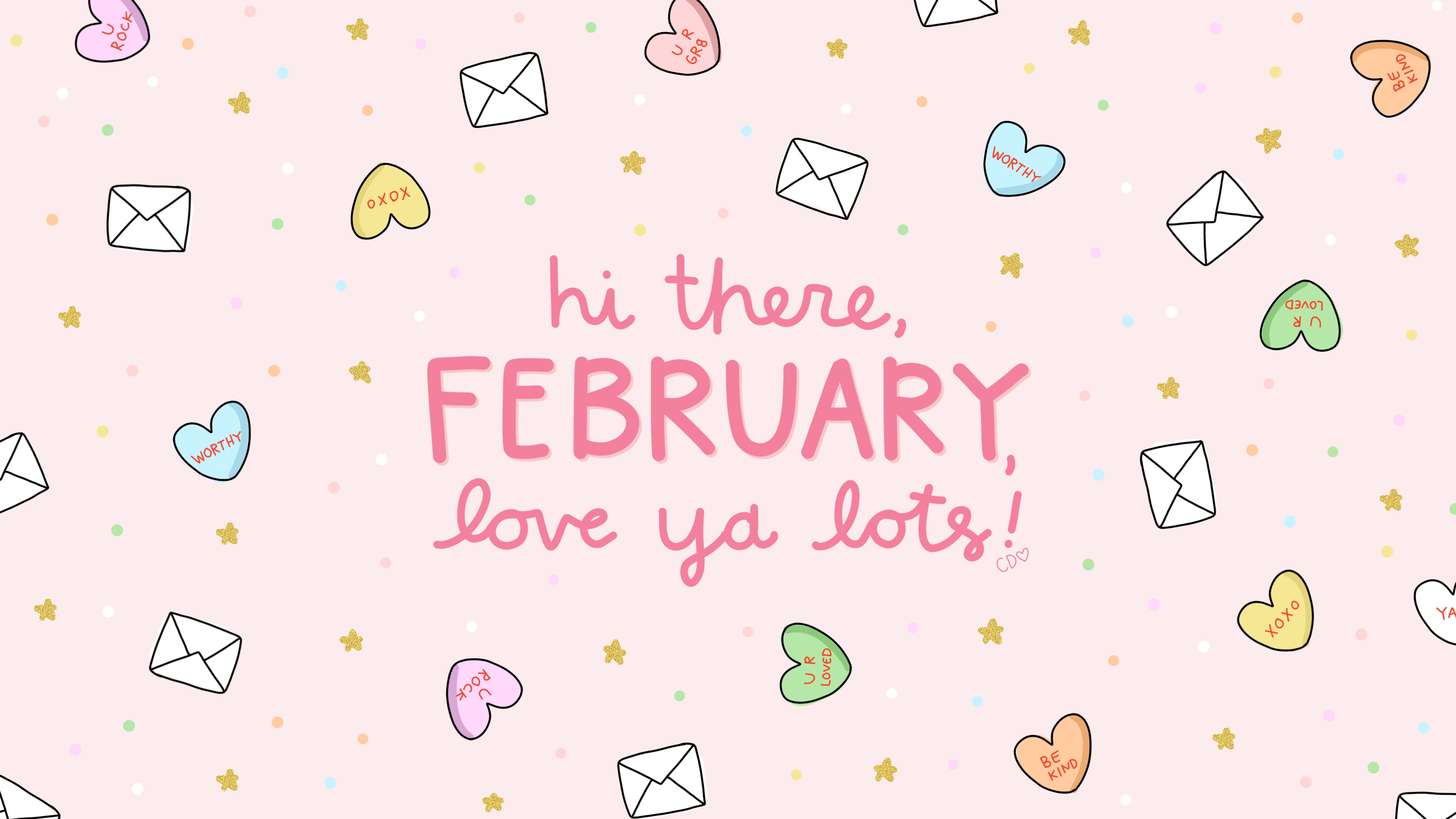 February 2024 Desktop Wallpapers - Callie Danielle Shop