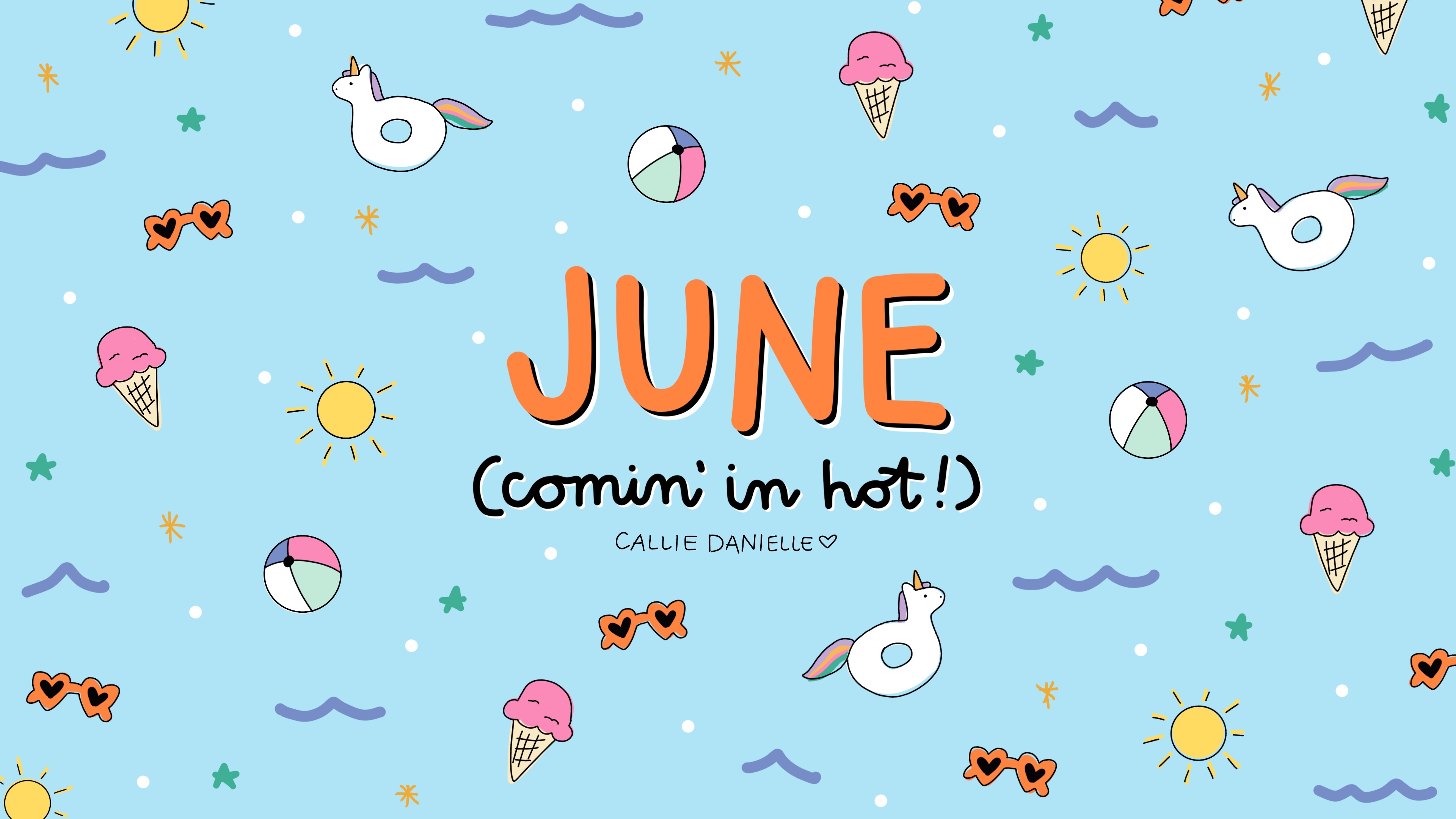 June 2024 Desktop Wallpapers - Callie Danielle Shop