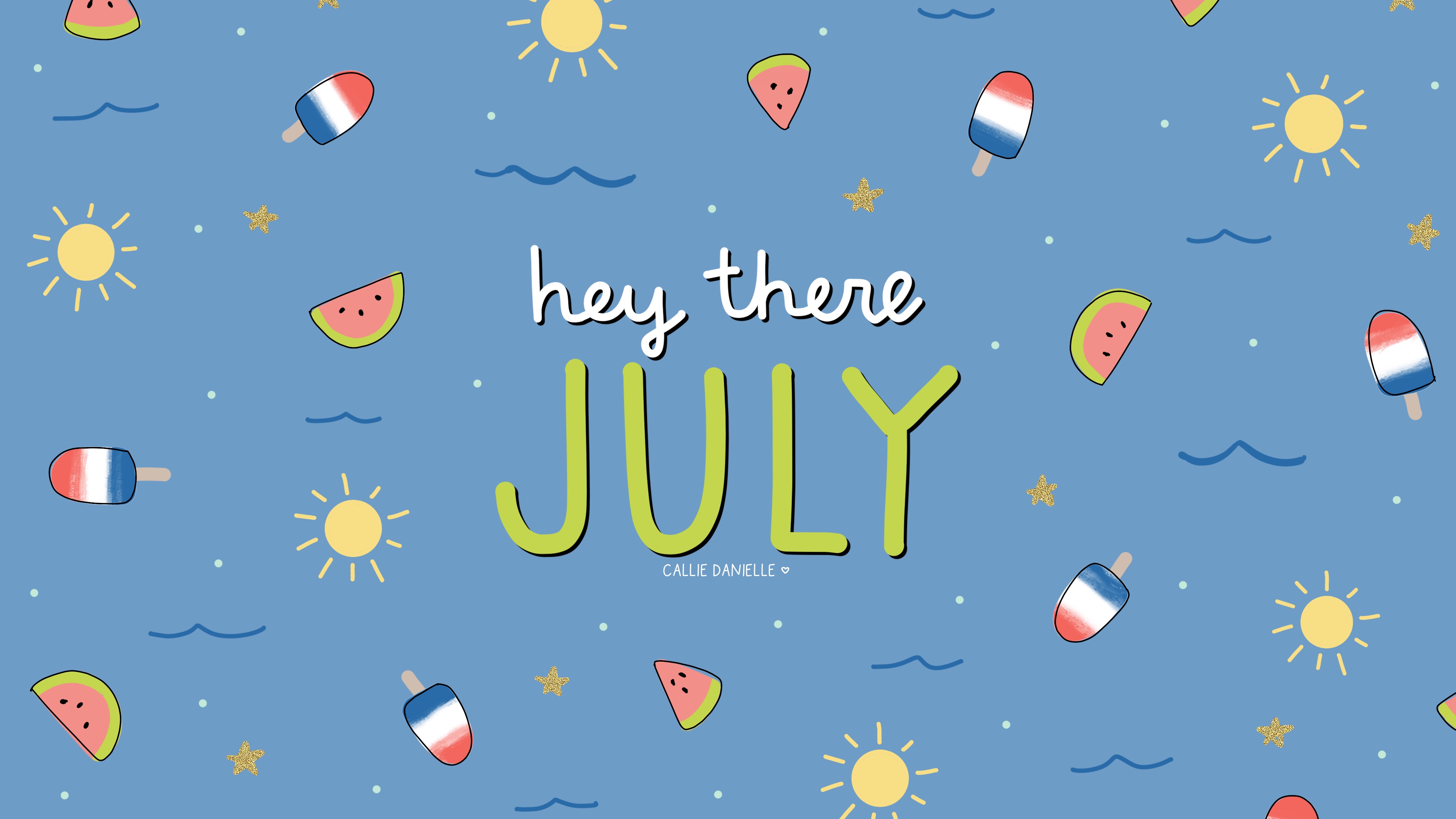 July 2024 Desktop Wallpapers - Callie Danielle Shop