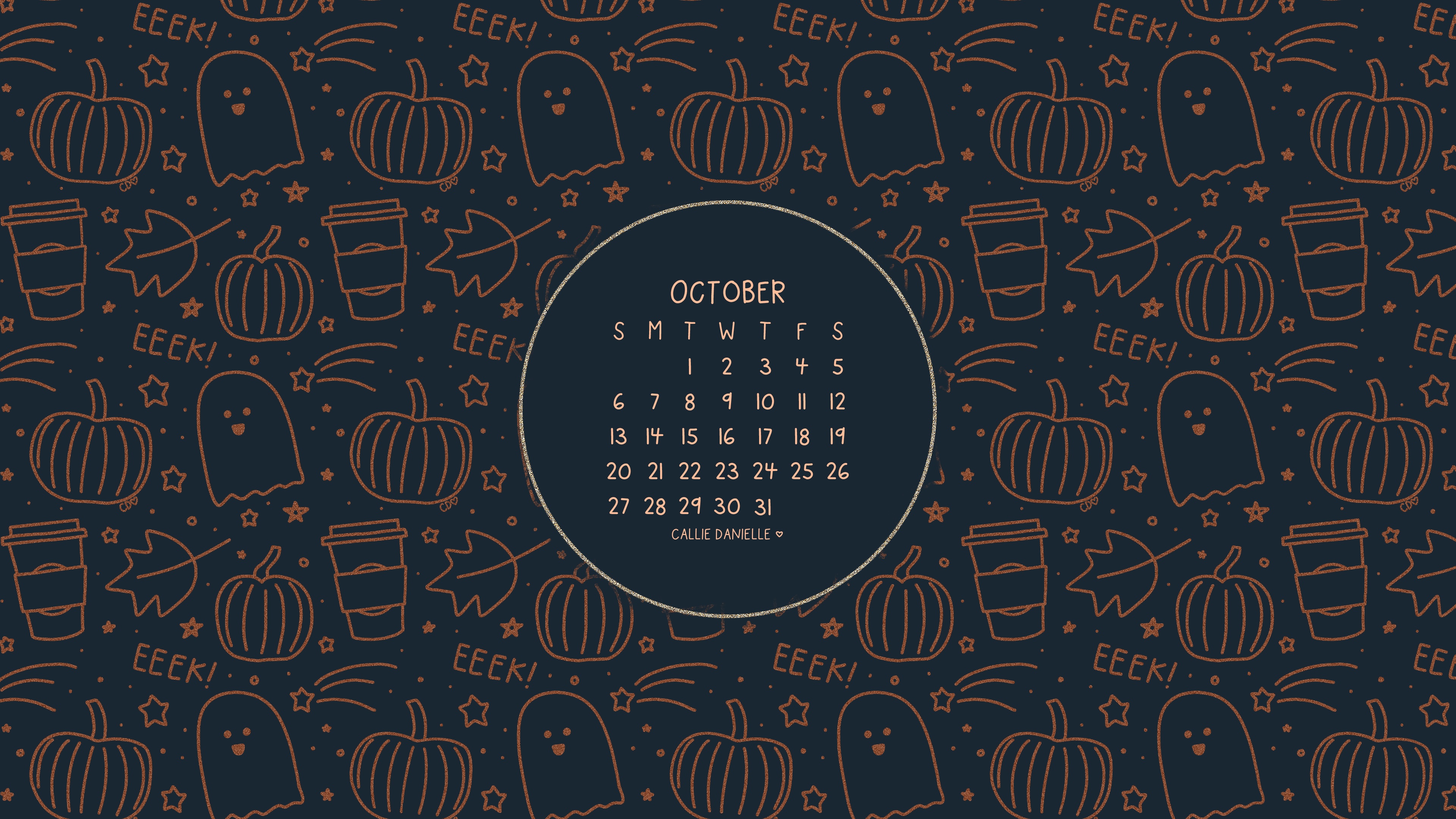 October 2024 Desktop Wallpapers - Callie Danielle Shop