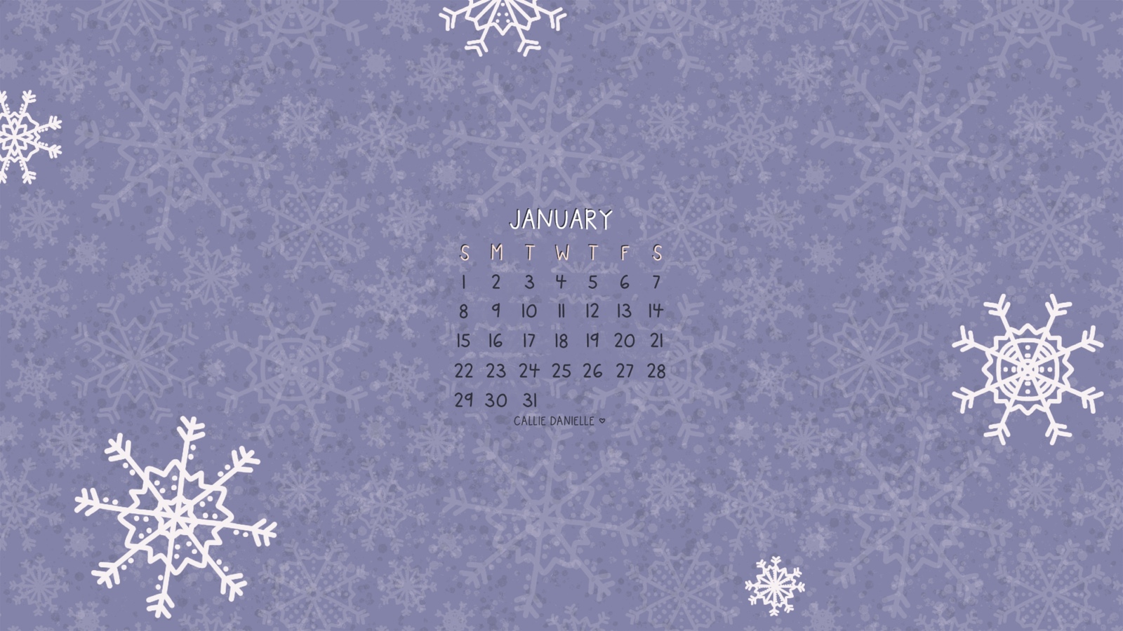 January 2023 Desktop Wallpapers - Callie Danielle Shop