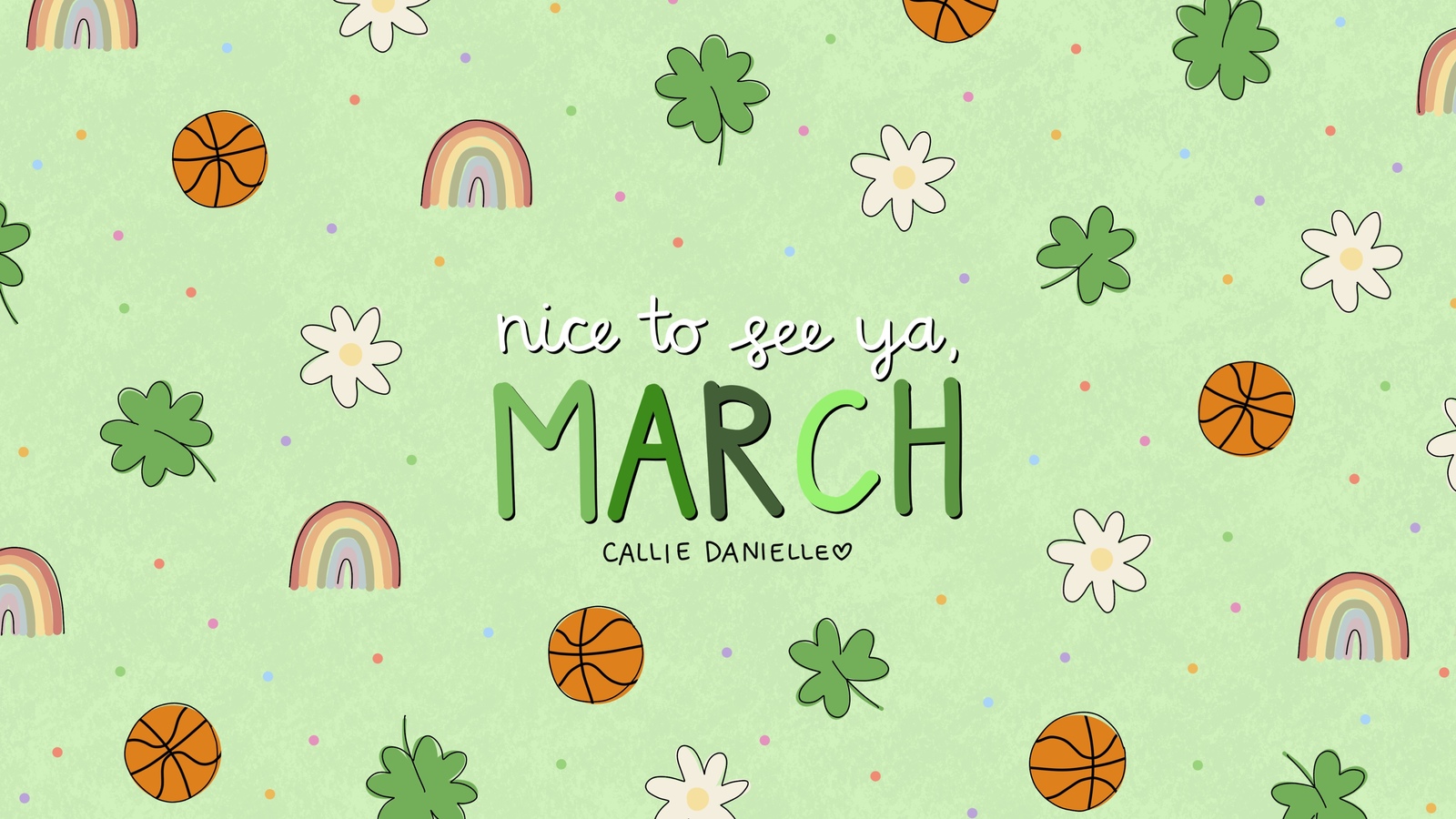 March 2022 Desktop Wallpapers - Callie Danielle Shop