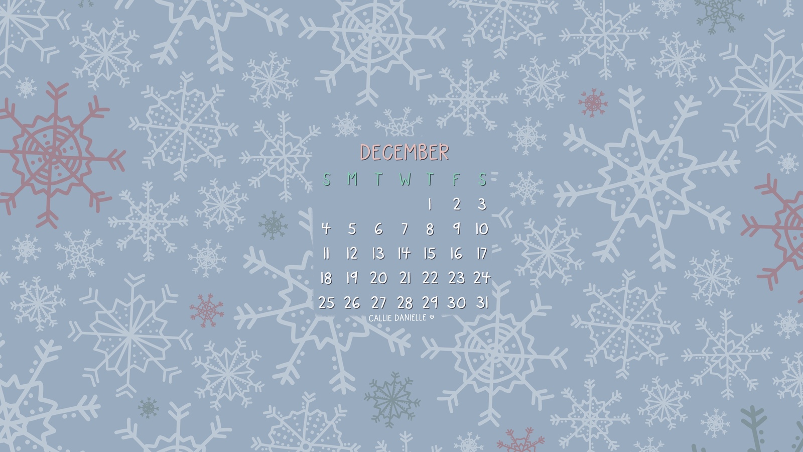 December 2022 Desktop Wallpapers - Callie Danielle Shop