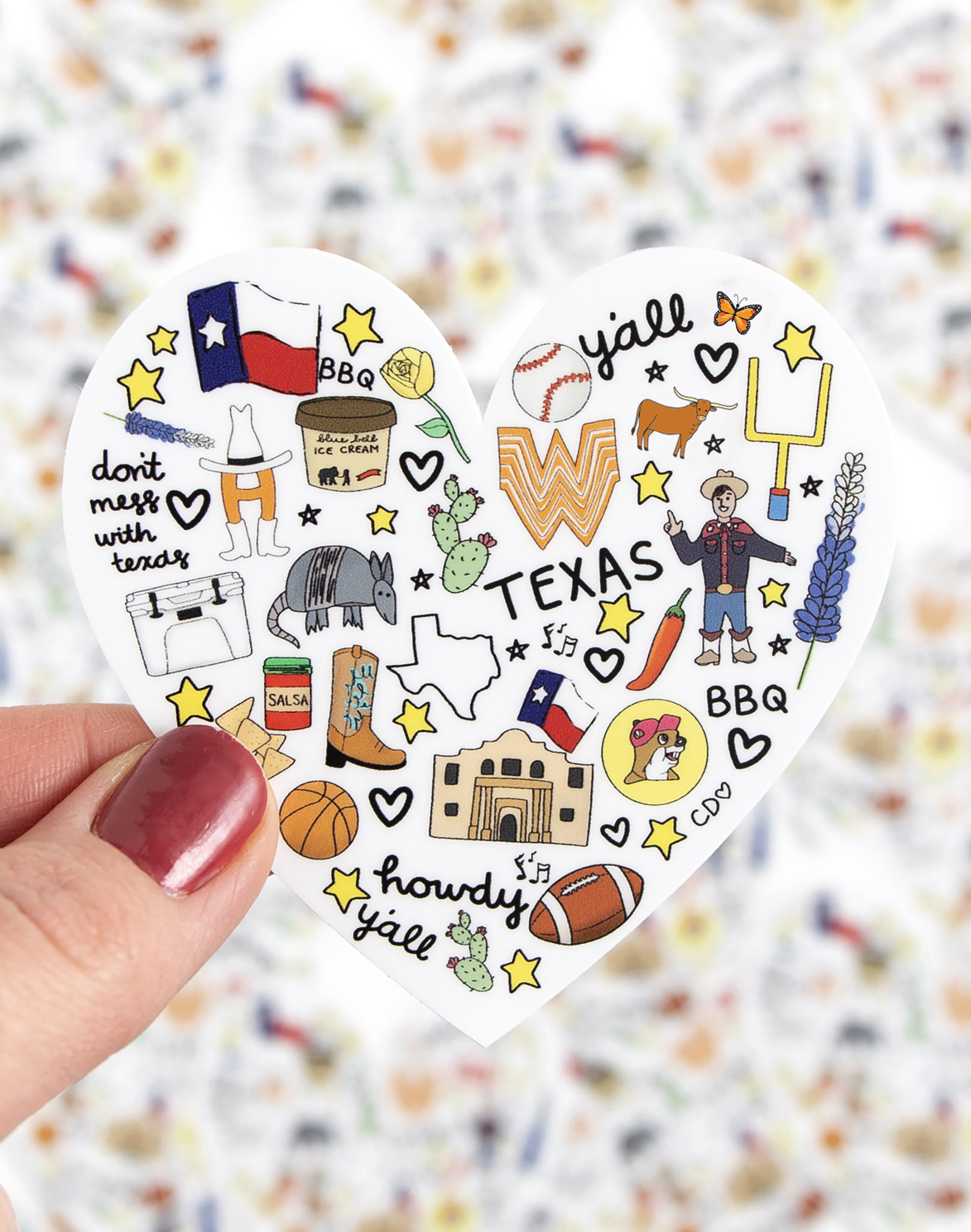 Texas Y'all Decal Sticker - Callie Danielle Shop